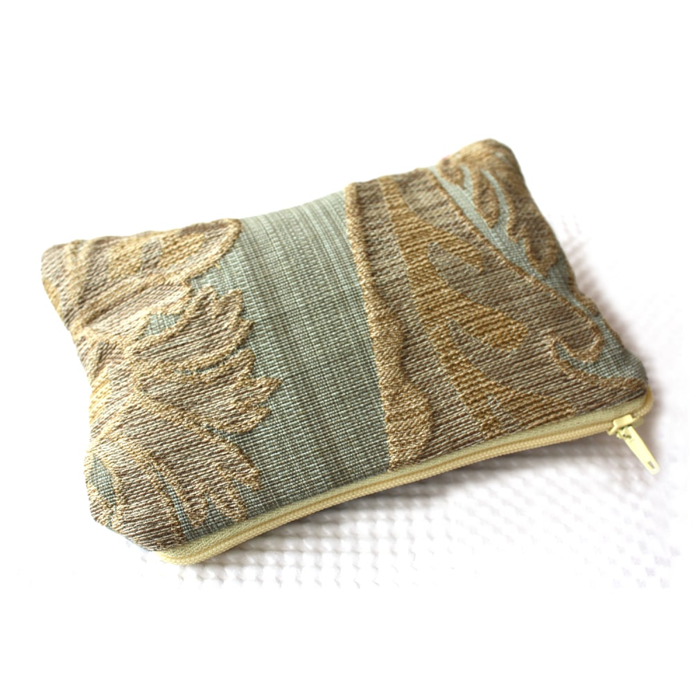 Sage Zipper Pouch