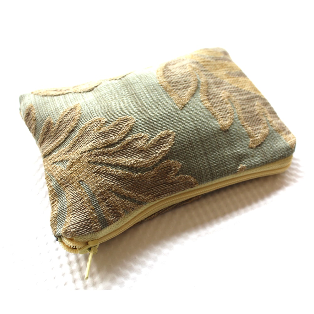 Sage Zipper Pouch