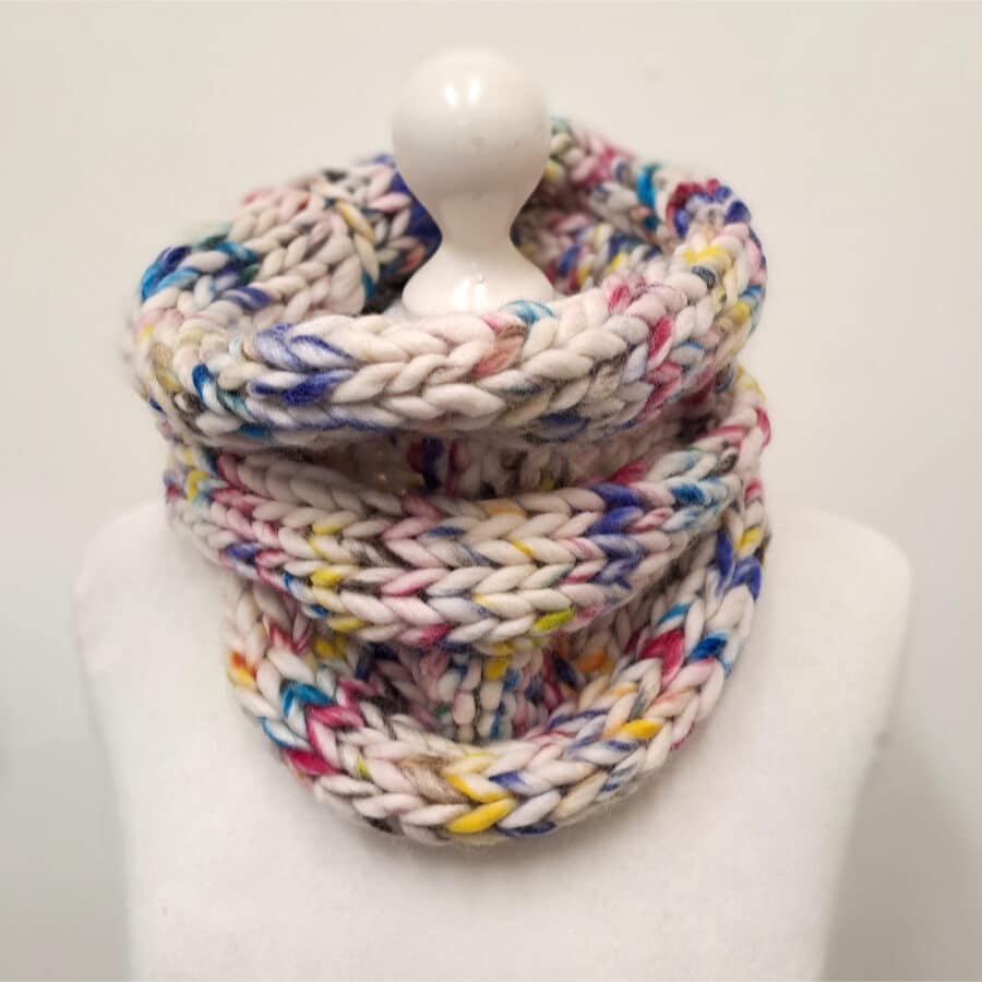 Funky Wool Snood Scarf - Urbanknit