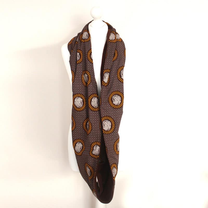 Lion Print Snood Scarf- Urbanknit