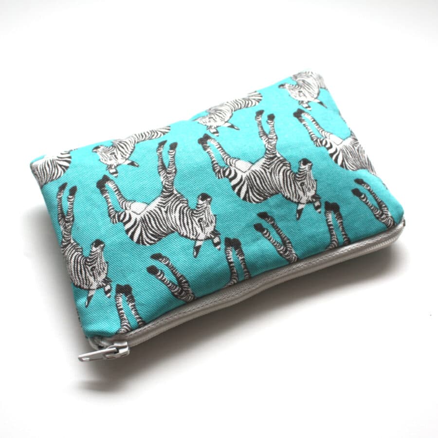 Zebra Zipper Pouch - Urbanknit